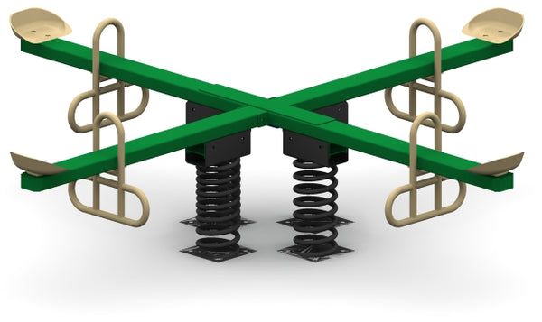 4-Seat Teeter Totter | SPR-00014-X – premierplaygrounds