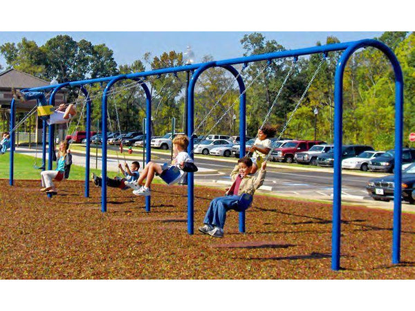 5" Arched Swing Frame - 4 Bay | EFR0119XX – premierplaygrounds